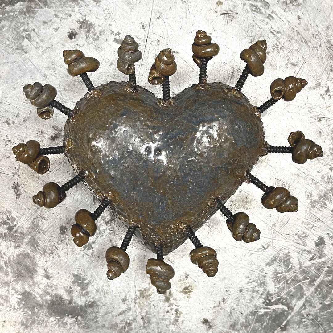 Snails and Screws Heart Sculpture - Etsy