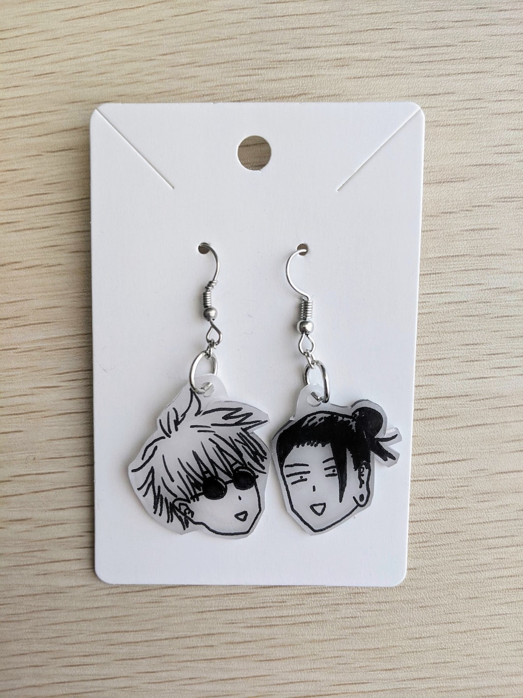 Handmade Gojo & Geto Earrings - Etsy