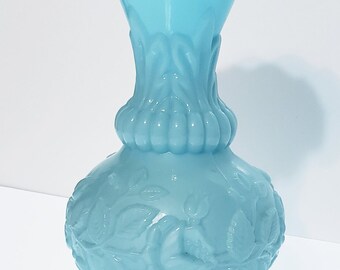 Blue Milk Glass - Etsy