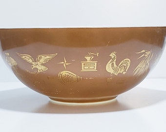 Brown Pyrex Bowl | Etsy