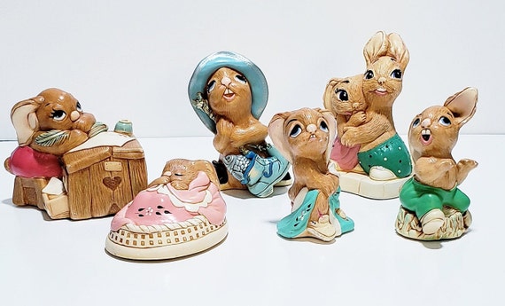 Figurines & Knick Knacks Collectibles Vintage Pendelfin Snuggles and ...