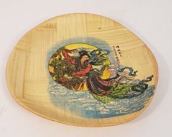 Chinese Bamboo Plate | Etsy