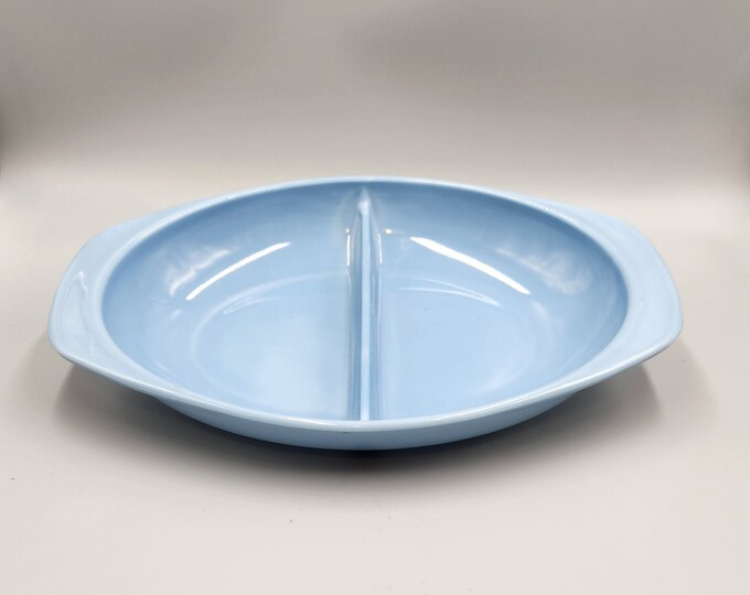 Vintage Pyrex Delphine Divided Dish - PYREX 1063 11/2 Qt. - Made in USA ...