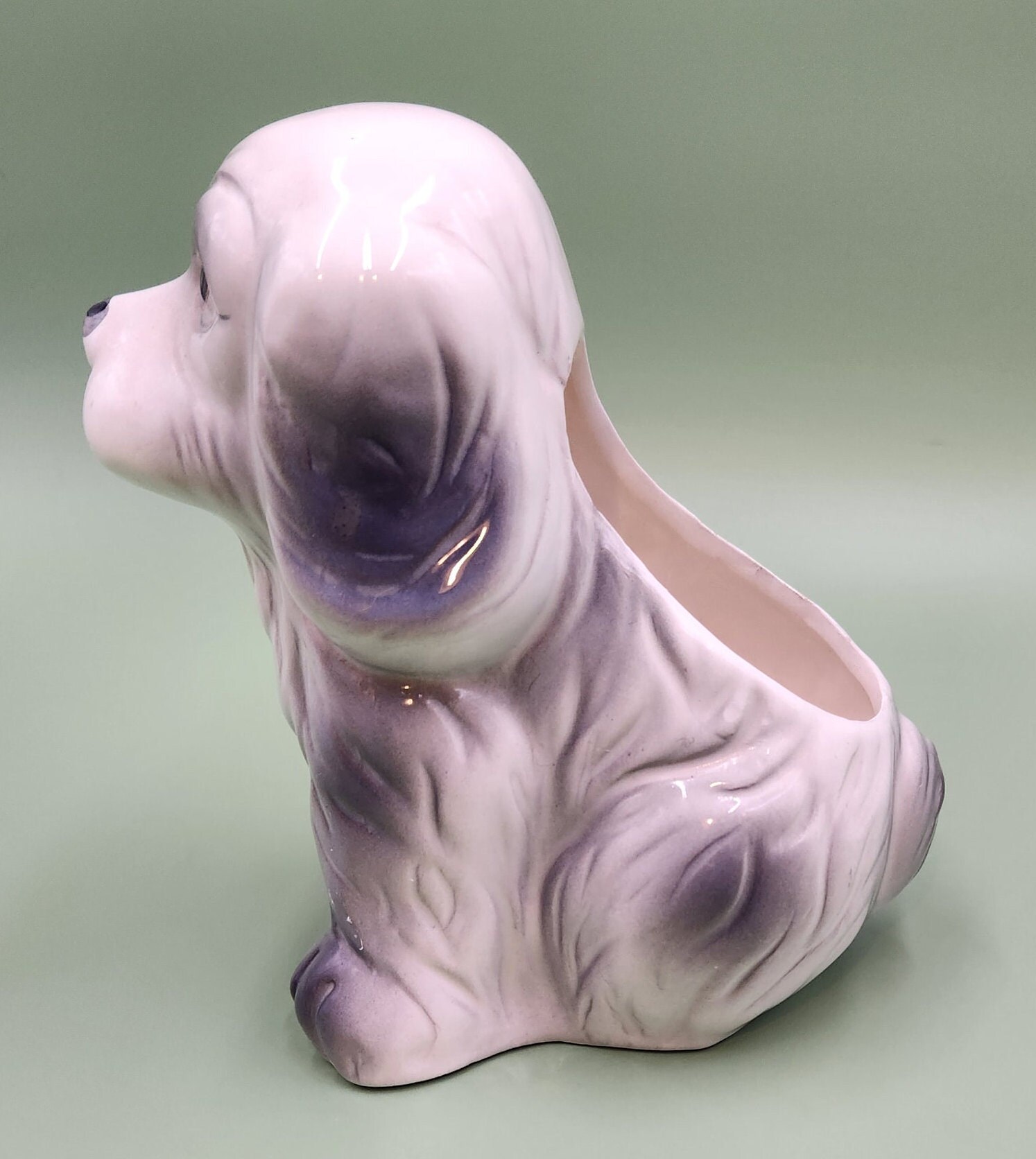 Vintage Dog Planter, Cavalier King Charles Spaniel Dog Cocker Spaniel ...