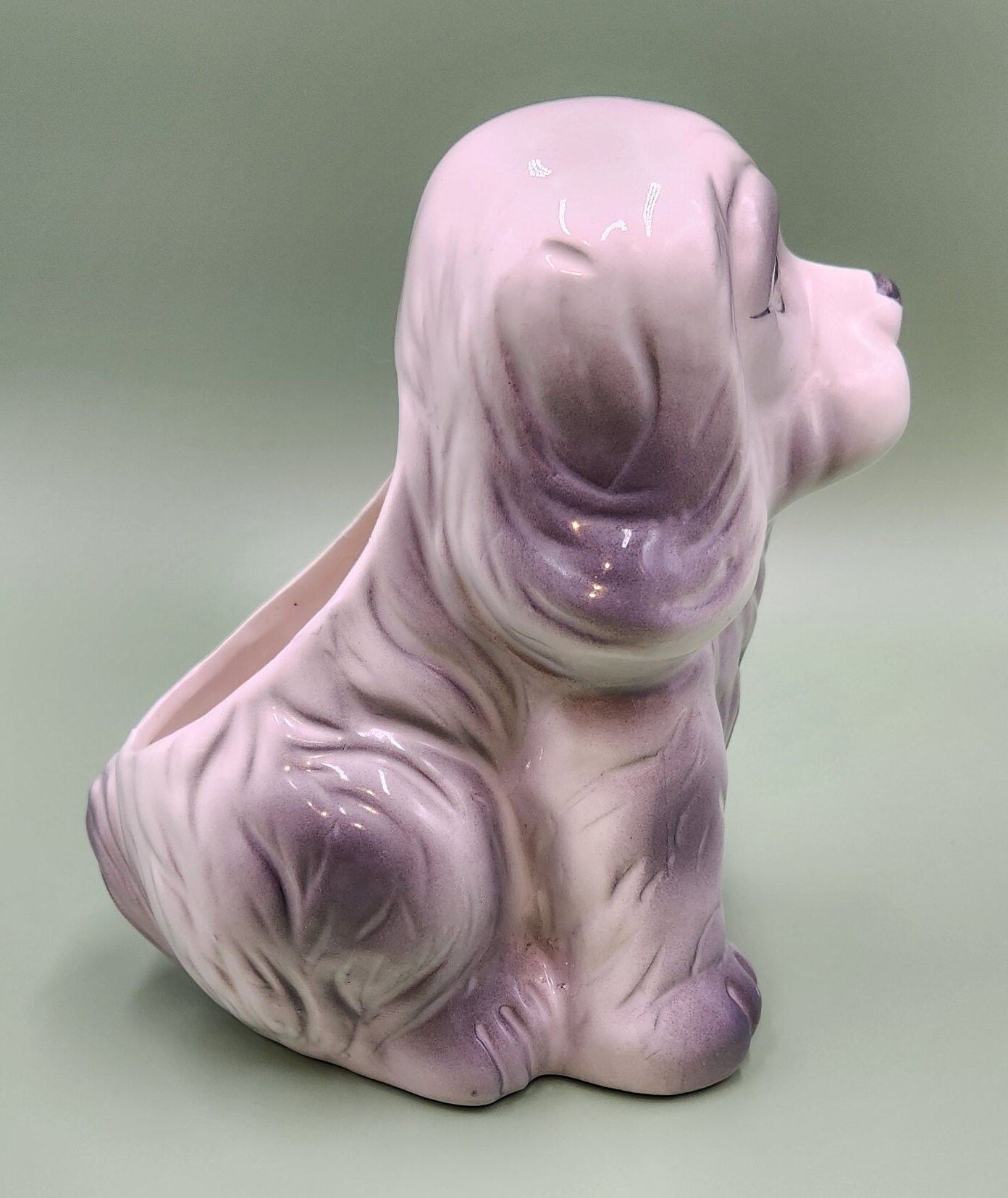 Vintage Dog Planter, Cavalier King Charles Spaniel Dog Cocker Spaniel ...