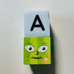 Alphablocks Set, Colored Alphablocks. DYI Kit - Etsy Canada