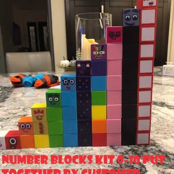 Numberblocks Centerpiece - Etsy