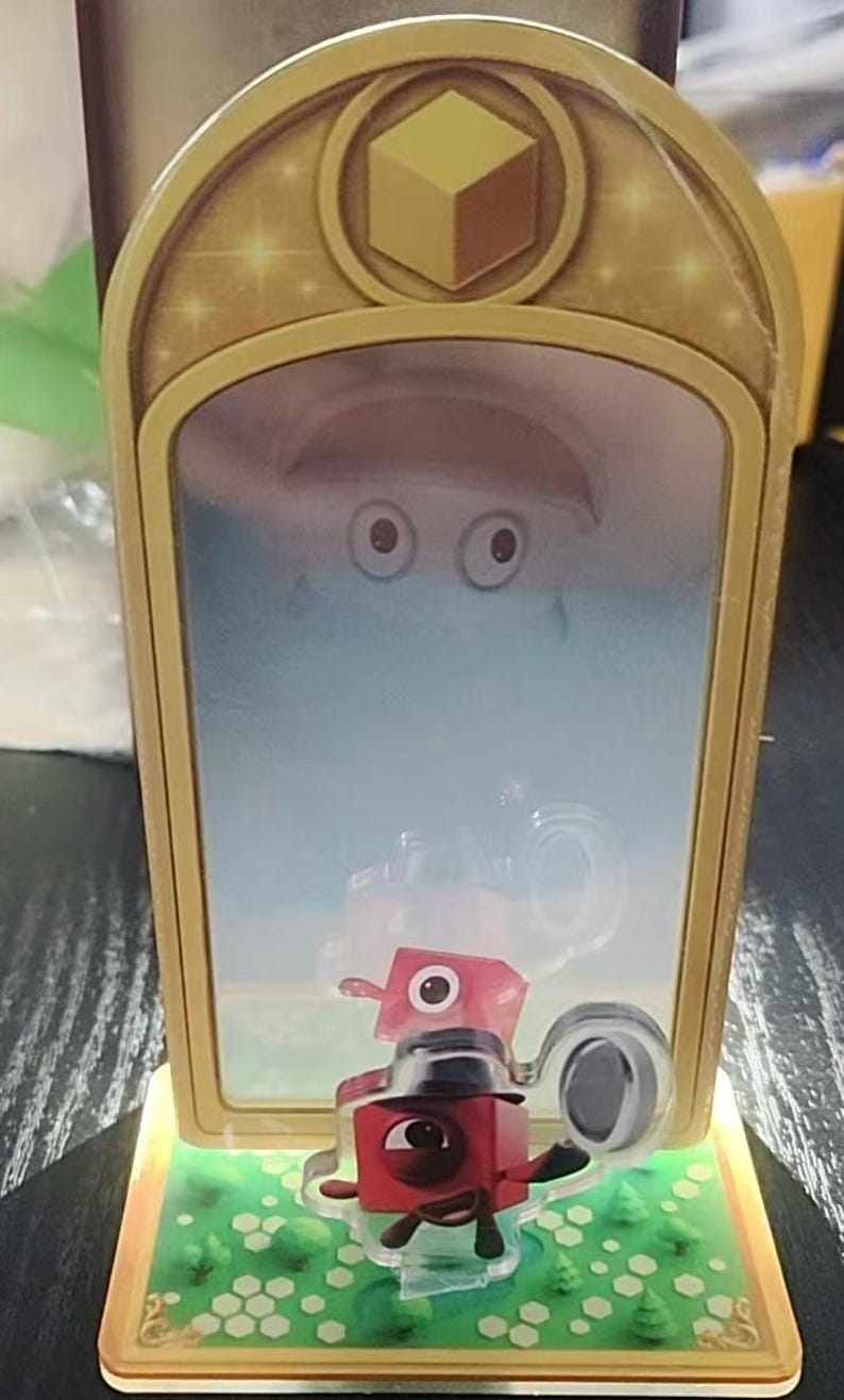 Magic Mirror Inspired by Numberblocks Show – Golden Acrylic Mirror ...