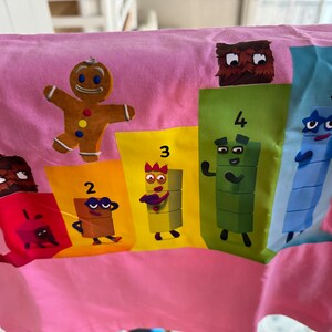 Numberblocks T Shirt, Big Tum, Squarey, Gingerbread Man T-shirt - Etsy