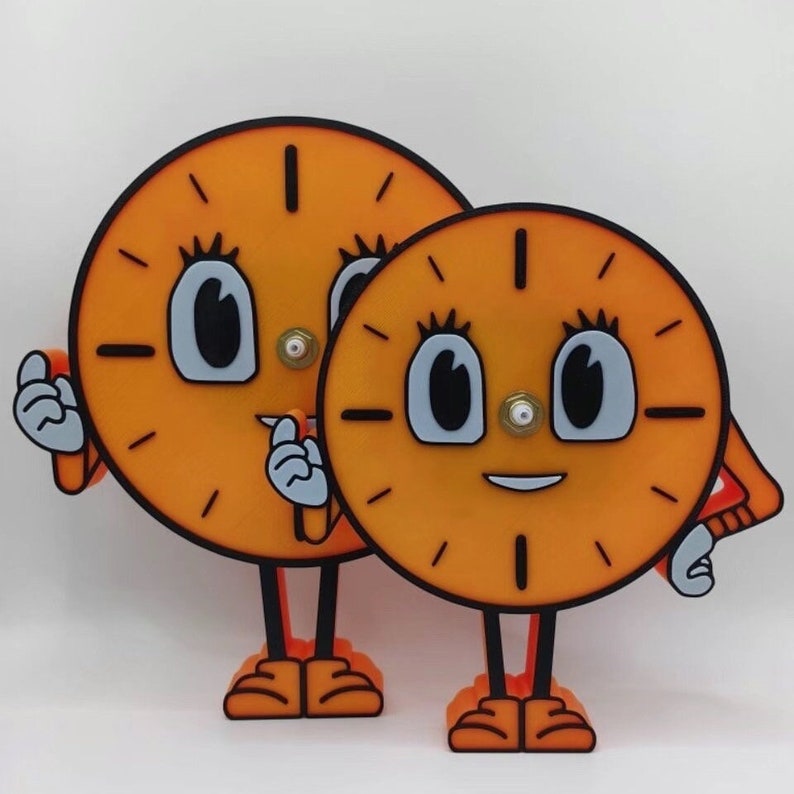 3D Printed Miss Minutes Clock From Loki, Working Miss Minute Clock - Etsy