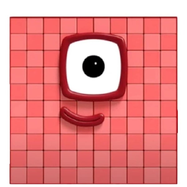 Numberblocks Face Stickers - Etsy