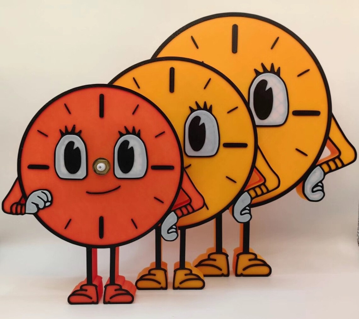 3D Printed Miss Minutes Clock From Loki - Etsy Canada