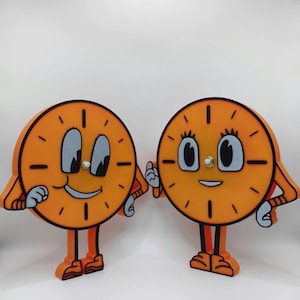 3D Printed Miss Minutes Clock From Loki, Working Miss Minute Clock - Etsy