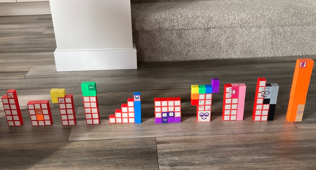 Numberblocks Math Cubes: Educational Counting Blocks, 155 Pcs - Etsy