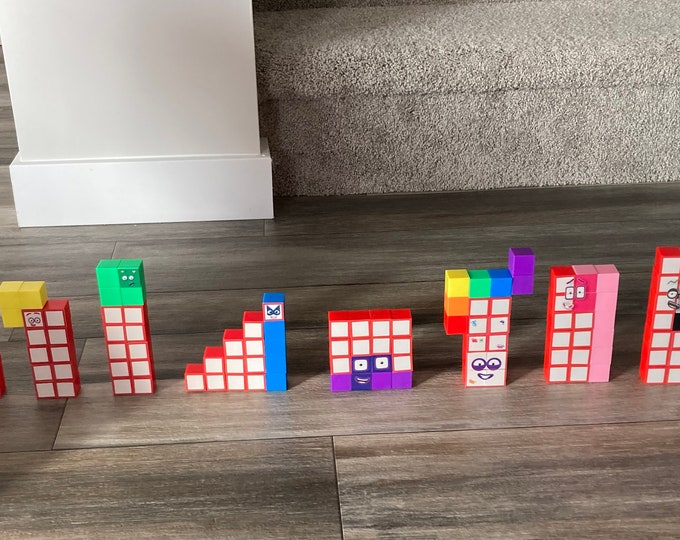 Numberblocks Wall Clock - Etsy