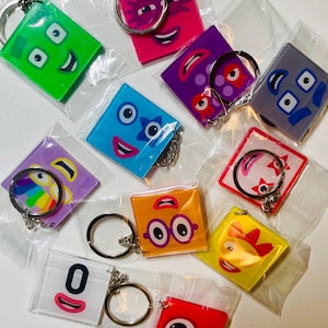 Numberblocks Acrylic Fridge Magnets: Educational Learning, Fun Play - Etsy