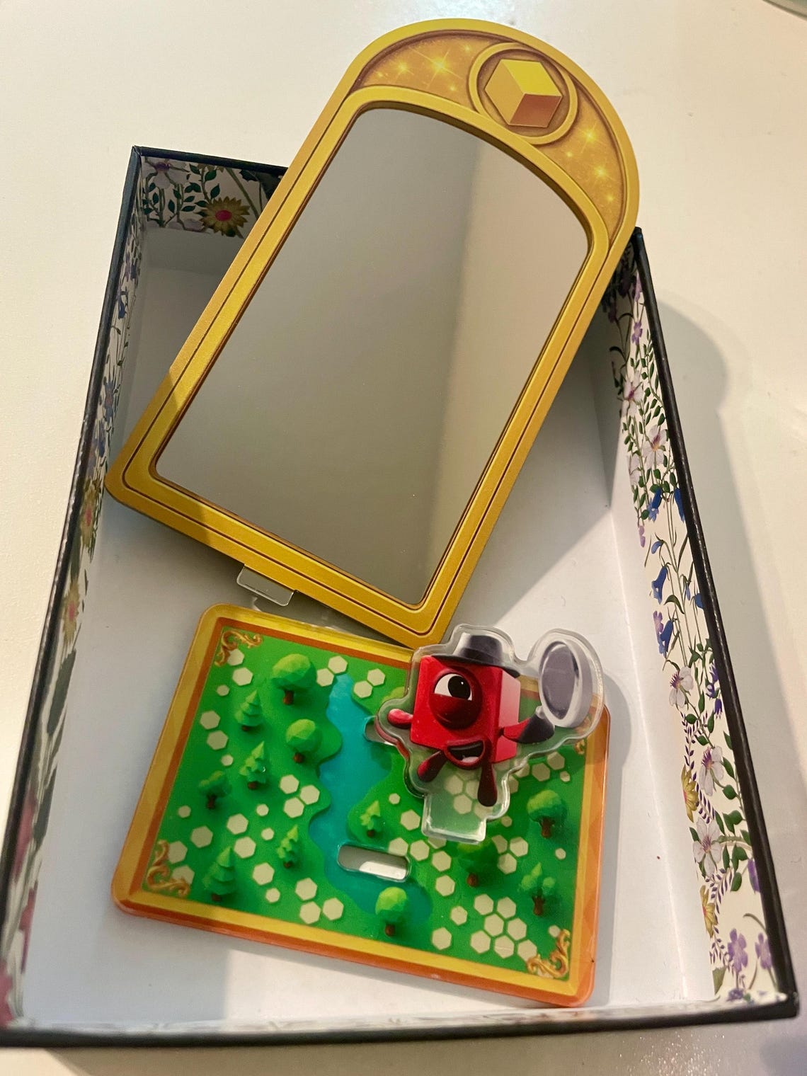 Magic Mirror Inspired by Numberblocks Show – Golden Acrylic Mirror ...