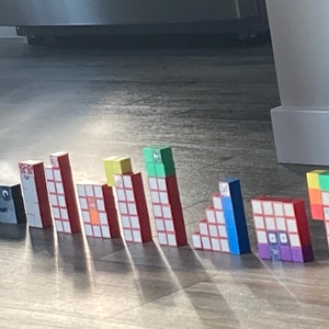 Numberblocks 0-20 Snapcubes, Complete Set 211 Pcs Cubes With Stickers ...