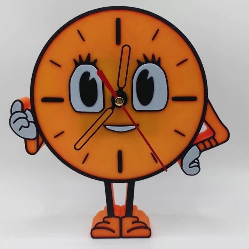 3D Printed Miss Minutes Clock From Loki, Working Miss Minute Clock - Etsy