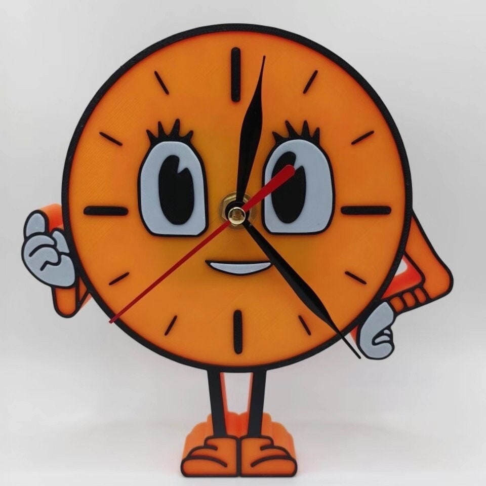 3D Printed Miss Minutes Clock From Loki, Working Miss Minute Clock - Etsy