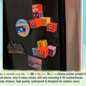 Numberblocks Set (0-20): Math Learning Educational Tool, 131 Pcs - Etsy