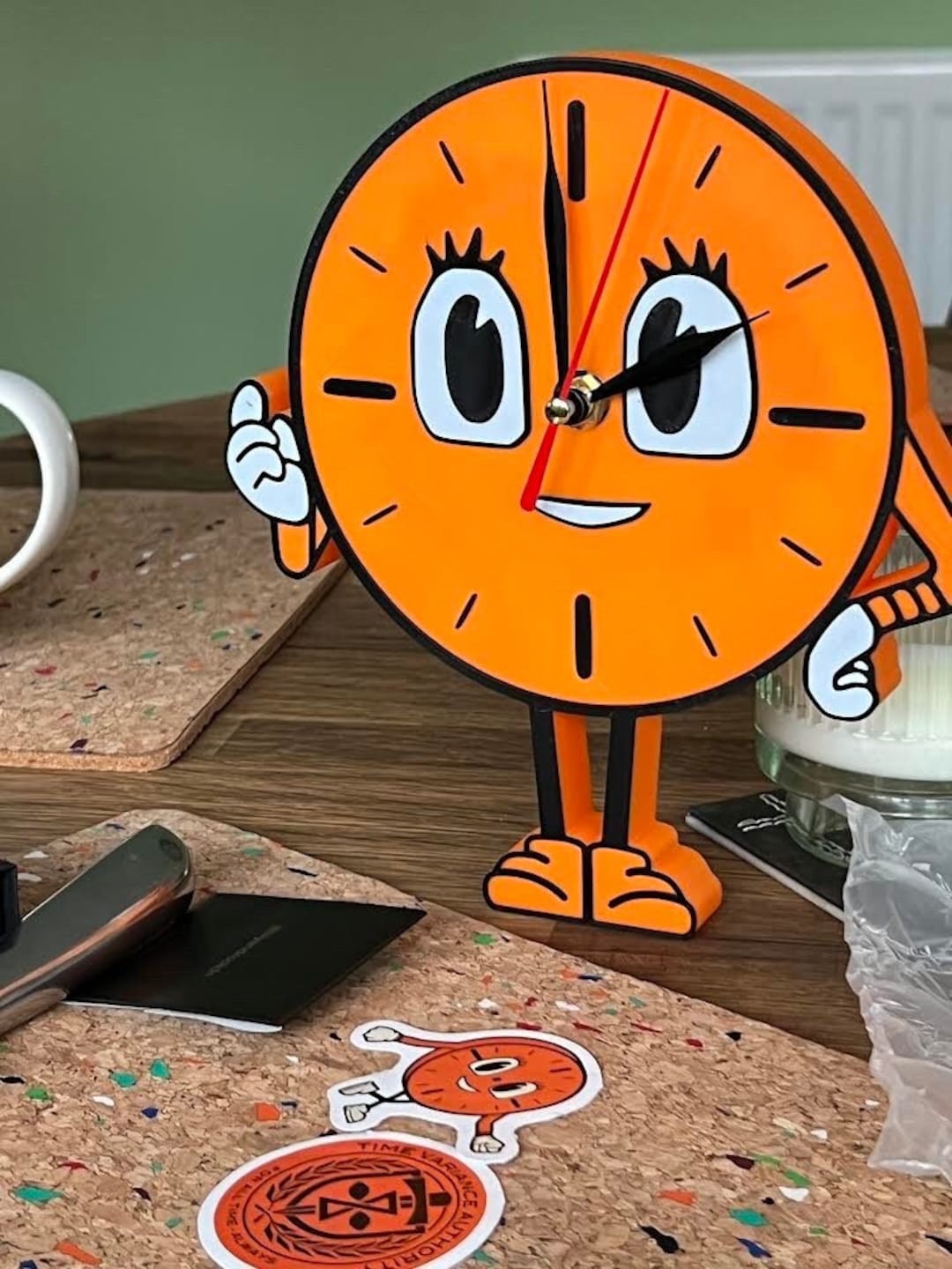 3D Printed Miss Minutes Clock From Loki, Working Miss Minute Clock - Etsy