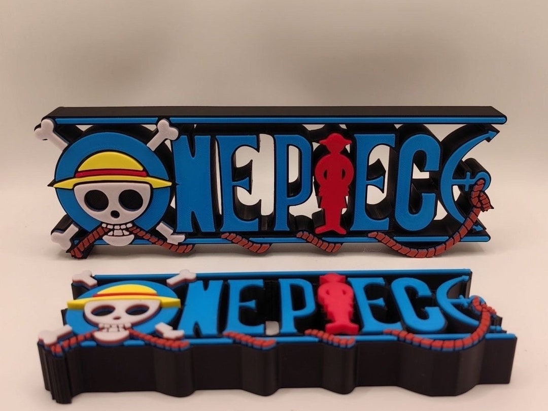 3D Printed One Piece Anime Title Logo - Etsy