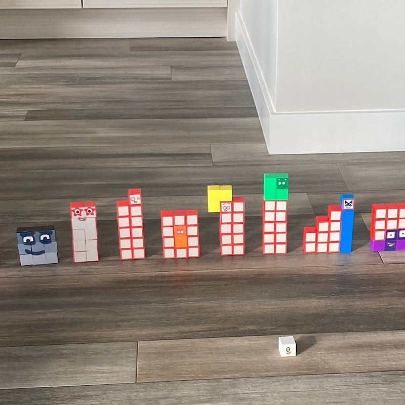 Numberblocks Stickers 1 100 - Etsy