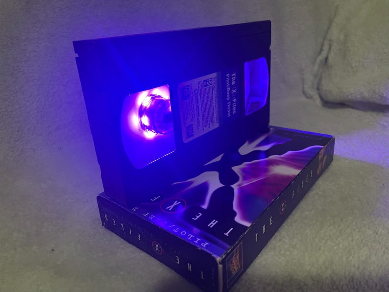 X-files TV Series VHS Led Lamp Nightlight Collectible Sci Fi Fox Mulder ...