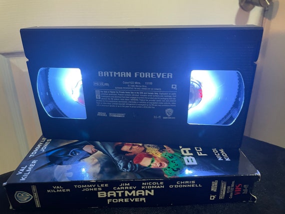 Custom Batman Forever DC Hero VHS Led Lamp Upcycled Original | Etsy