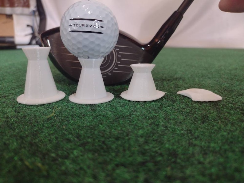 Golf Mat Tees: Flexible TPU Simulator Tees - 7 Pack Pick Size and Color ...
