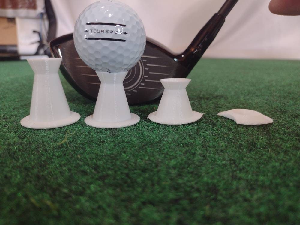 Golf Mat Tees: Flexible TPU Simulator Tees - 7 Pack Pick Size and Color ...