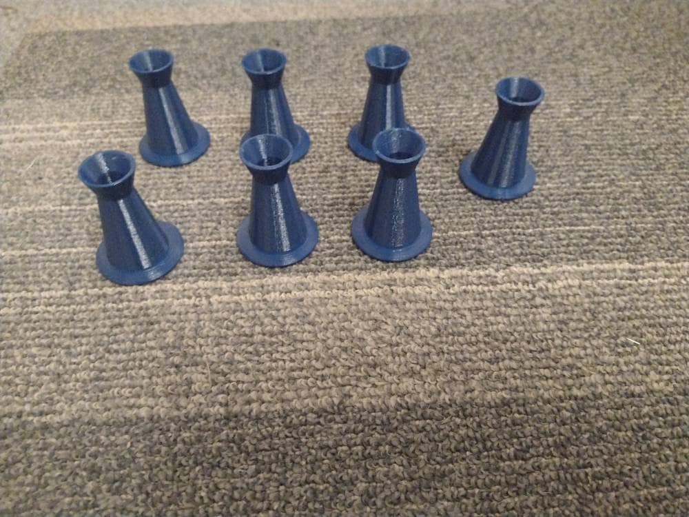 Golf Mat Tees: Flexible TPU Simulator Tees - 7 Pack Pick Size and Color ...