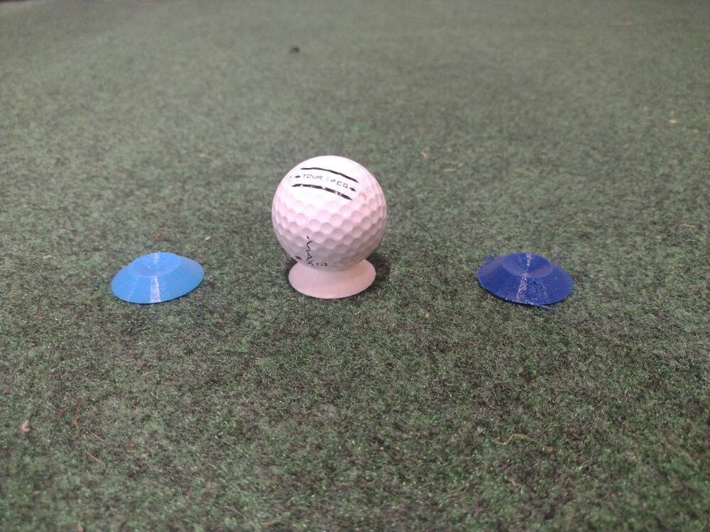 Golf Mat Tees 10 Pack Short Tees .25 or .16 Inch, Golf Simulator Tees ...