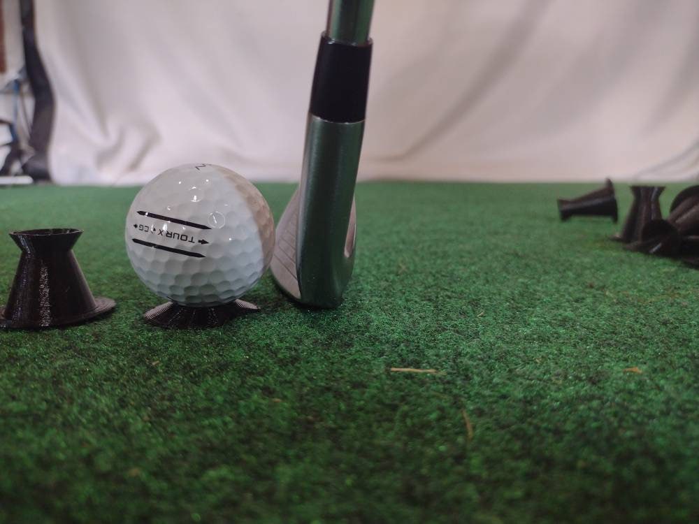 Golf Mat Tees 10 Pack Short Tees .25 or .16 Inch, Golf Simulator Tees ...