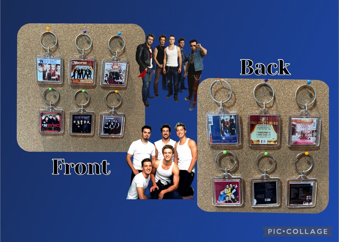 NSYNC Album Keychains - Etsy