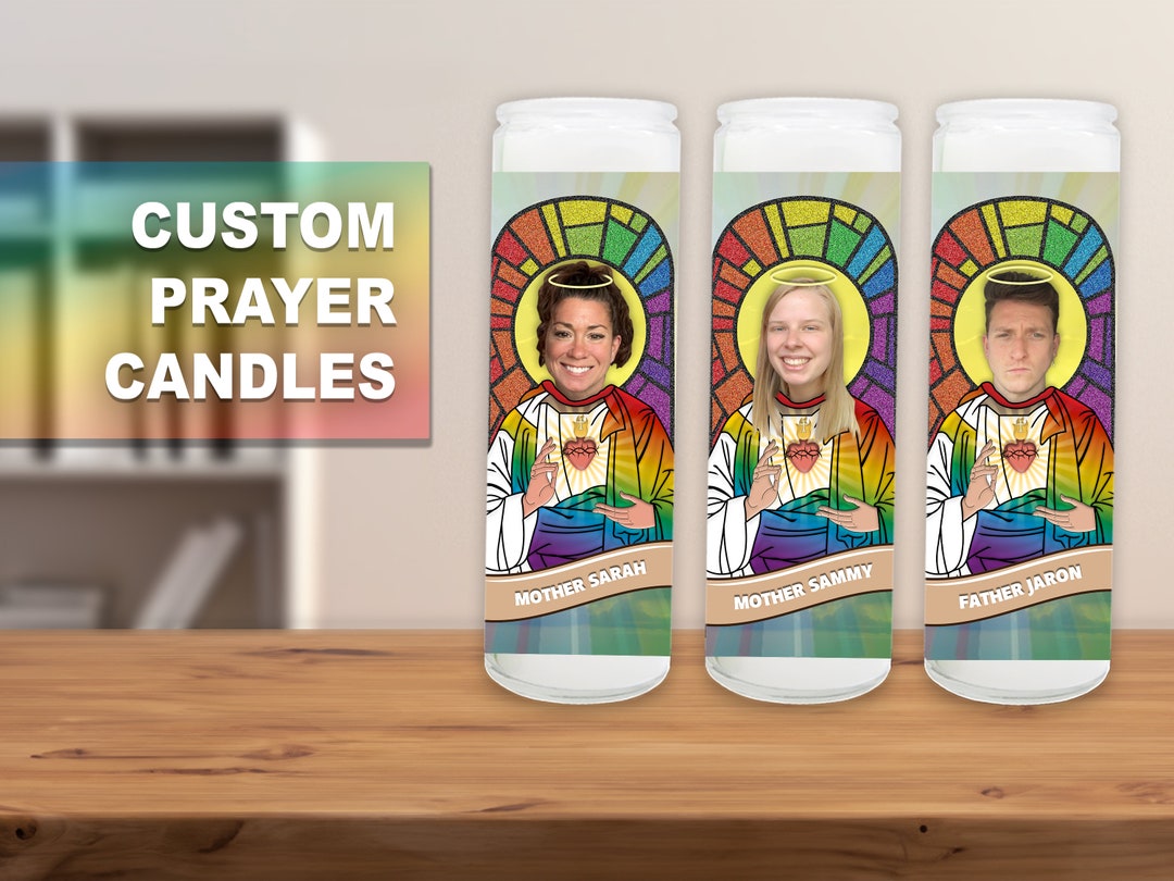 Custom Prayer Candle - Etsy