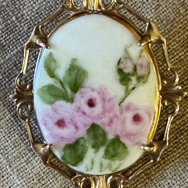 Porcelain Brooch - Etsy