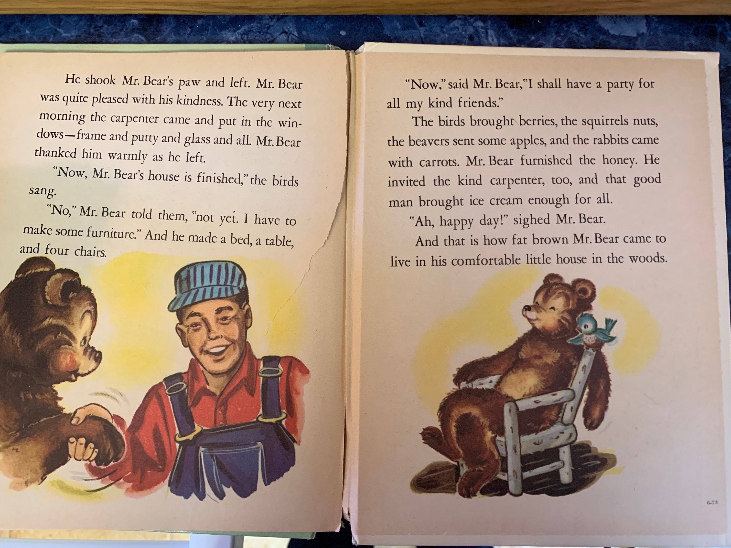 Vintage Classic Mr. Bears House-1953-rand Mcnally - Etsy