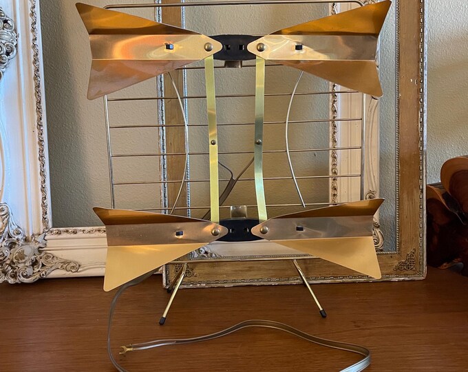 Vintage UHF TV Antenna Analog Channels | Bow Tie Antenna | MCM Copper ...