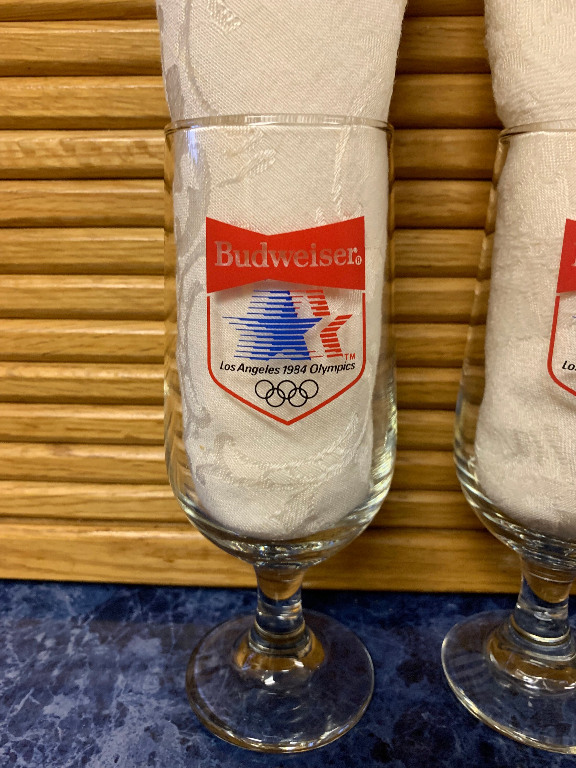 Vintage Budweiser 1984 Olympic Games Beer Glasses-4 - Etsy