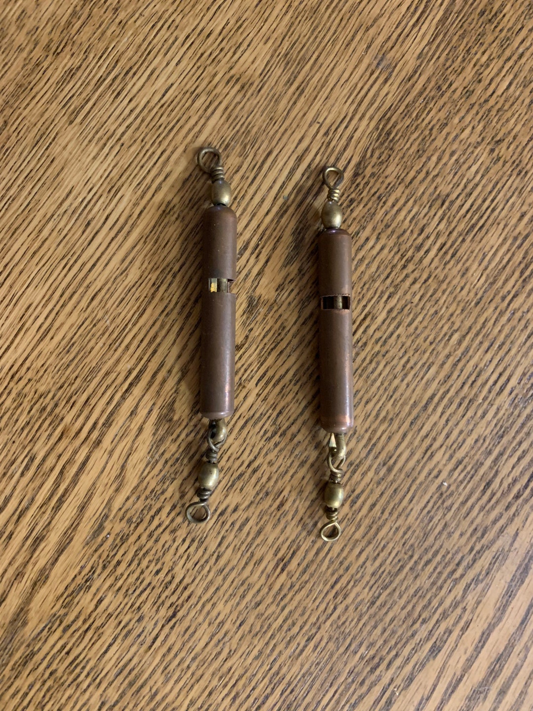 Vintage Fishing Lures Copper Pipe Jigs-set of Two - Etsy