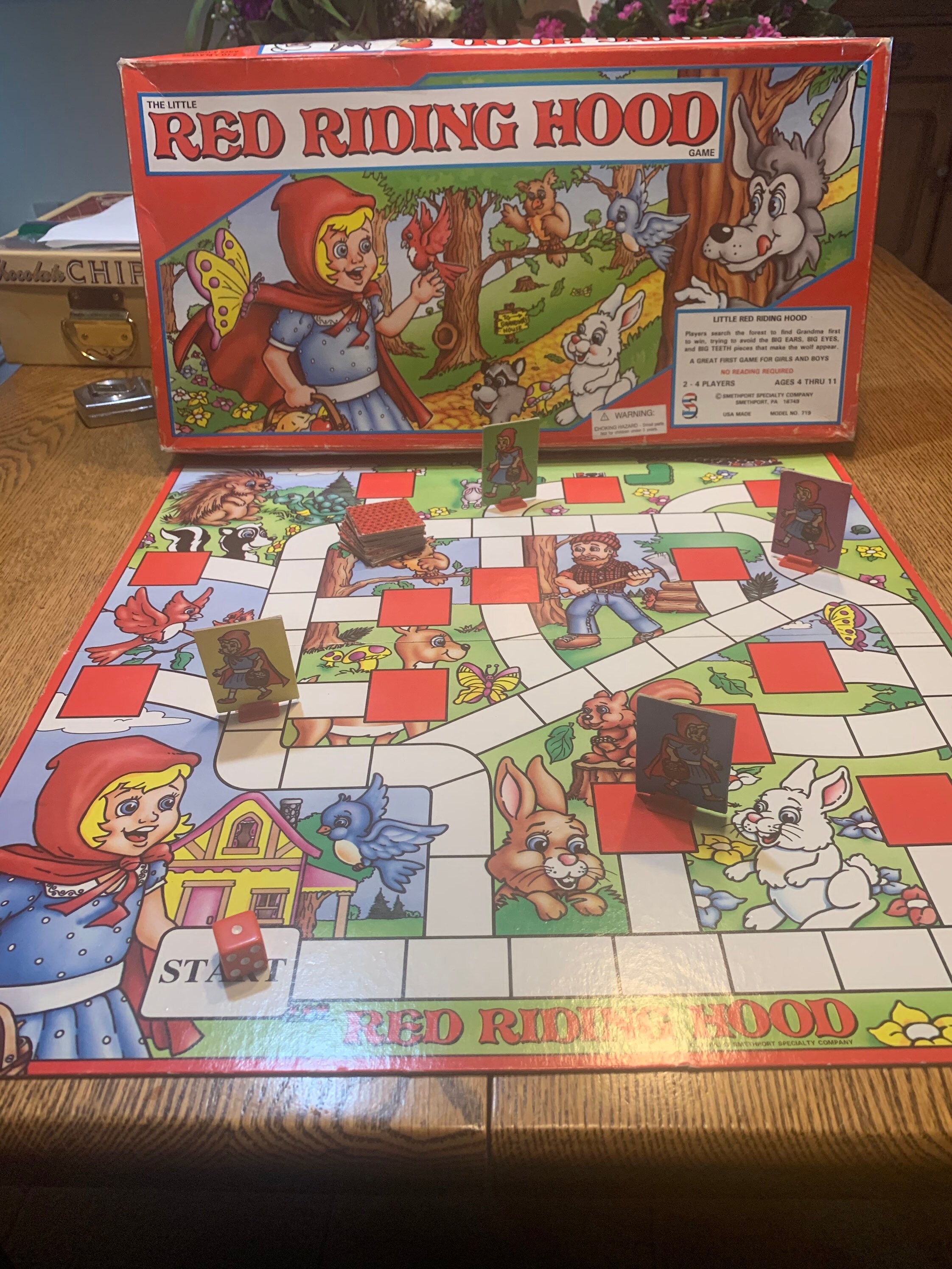 Vintage the Little Red Riding Hood Game-1994 - Etsy