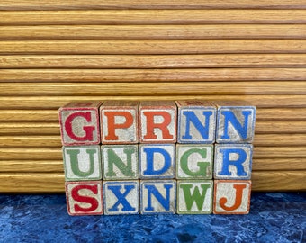 Handmade Wooden Blocks for Early Development - Etsy