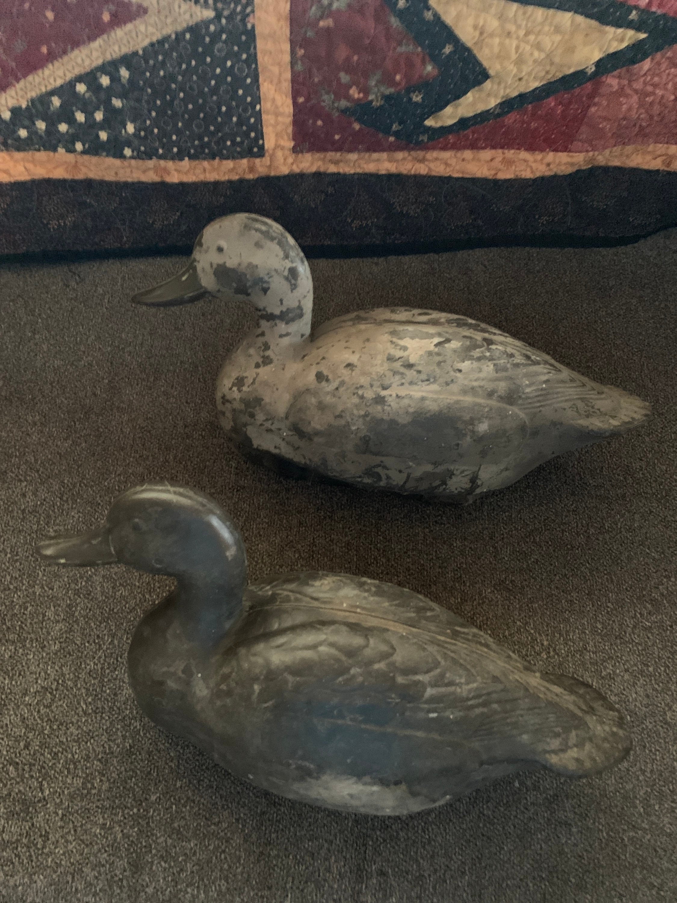 Two Plastic Duck Decoys - Etsy