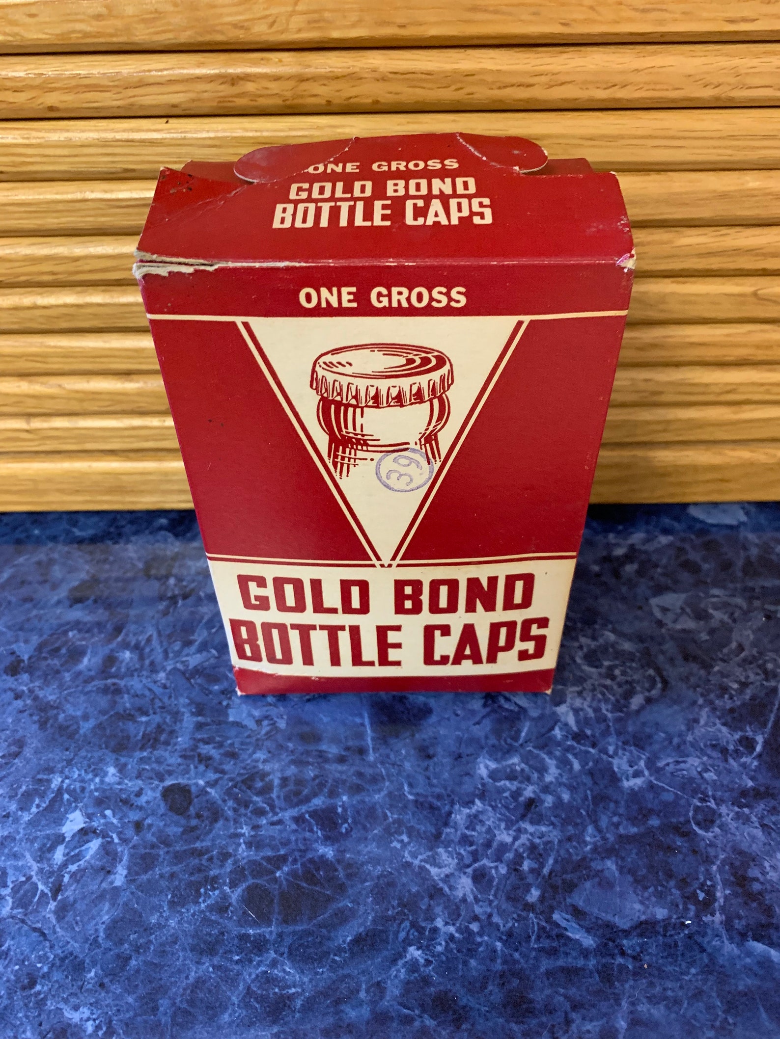 Vintage Gold Bond Bottle Caps- (92 Caps)-1 Gross Box - Etsy