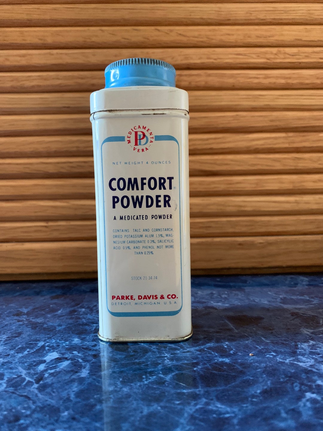 Vintage Parke, Davis Comfort Powder Tin - Etsy