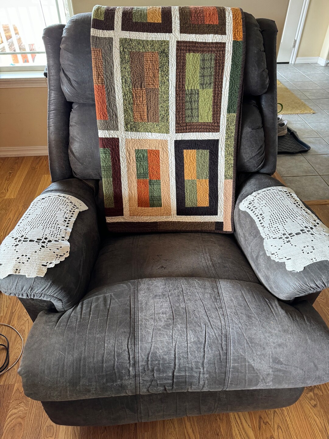 Vintage Crocheted Antimacassar-arm Rests Only - Etsy