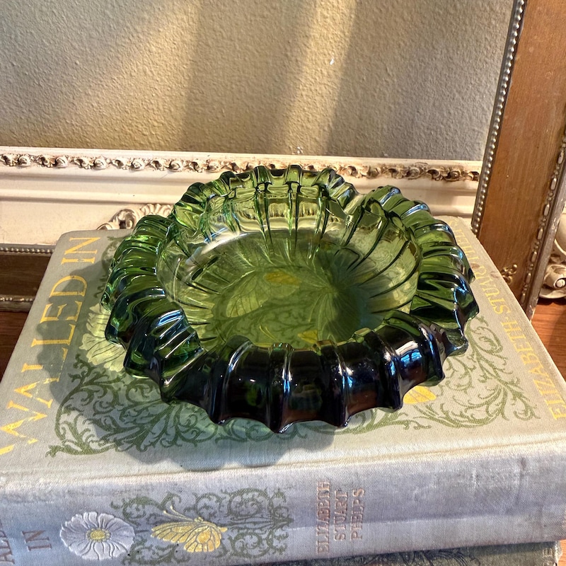 Vintage Blenko Ashtray - Etsy