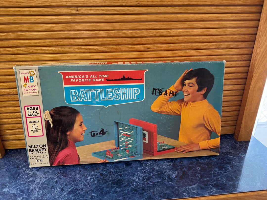 Vintage Battleship Game by Milton Bradley 1971 - Etsy